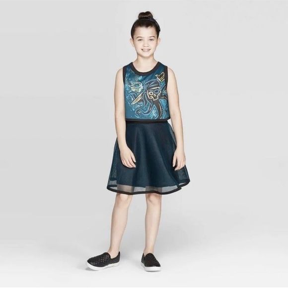 Disney | Costumes | Descendants 3 Pirate Octopus Uma Mal Evie Dress ...